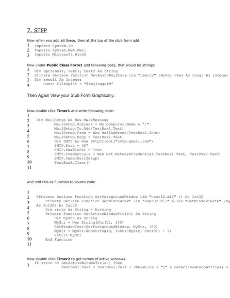 Create Our Own Keylogger Pdf