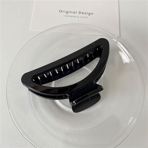 Jojo Coco กิ๊บติดผมหางม้า แบบใส ครึ่งวงกลม สีขาว Shopee Thailand