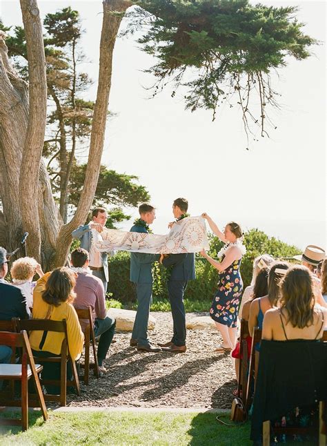 Modern Same Sex Wedding With Hawaiian Kapa Ceremony