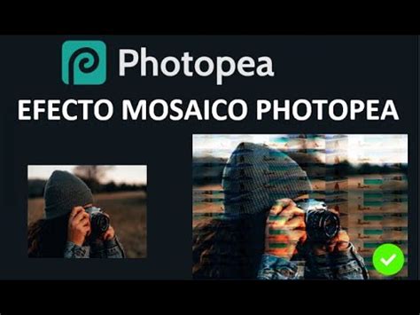 Photoshop Como Crear Efecto Mosaico Photopea Photoshop Tutorial Dise Ografico Youtube