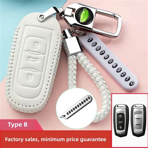 Geely Key Cover Geely Keychain Coolray Gx3pro Okavango Emgrand Leather Key Cover Keychain