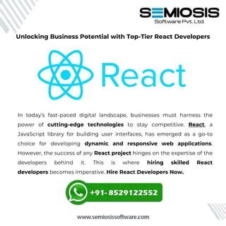 Hire React Developers 1 9177322215 PDF