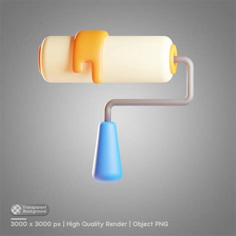 Premium Psd Roller 3d Illustration