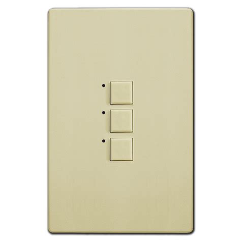 Low Voltage 3 Led Switch Touch Plate Mystique Ivory