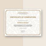 Certificate Template For Project Completion TEMPLATES EXAMPLE TEMPLATES EXAMPLE