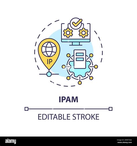 Ip Management Multi Color Concept Icon Stock Vector Image Art Alamy