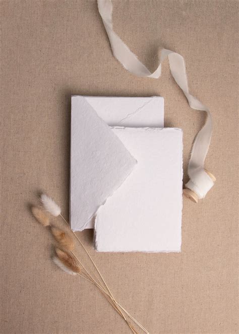 Handmade Paper Sheets Deckled Edge Northernprintingco