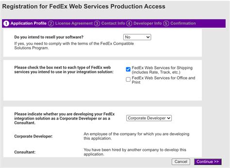 Oncord Fedex Integration Certification Guide