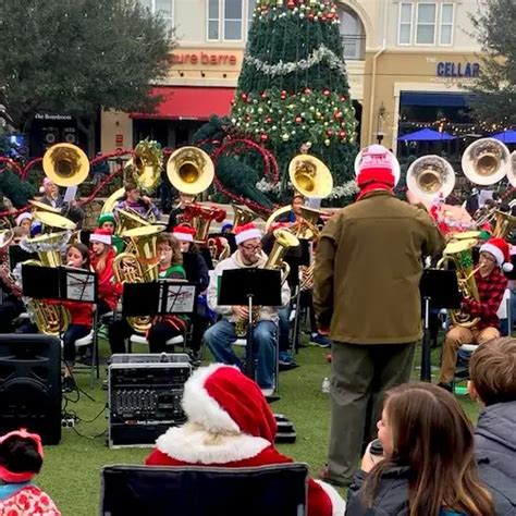 Tuba Christmas At Watters Creek Village Visit Allen Texas Plan