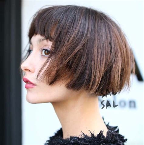 18 Short Bob With Micro Bangs Short Hairstyle Trends Short Locks Hub