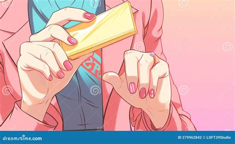 Generative Ai Pop Art Female Hands Stock Illustration Illustration