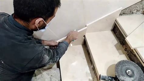 كيفية تركيب بلينتا الرخام لسلاليم الدرج كيفية تركيب رخام الدرج دمج