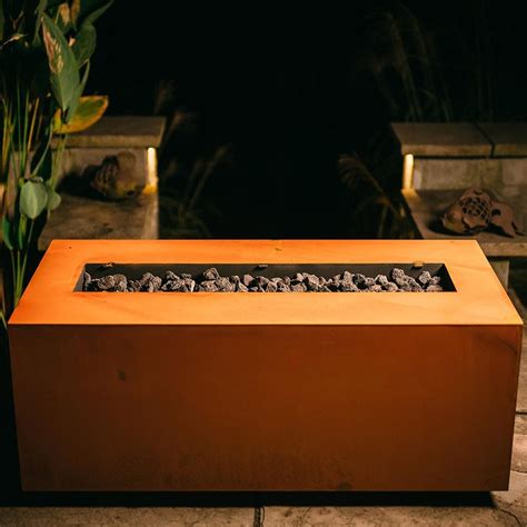 Fire Pit Art Ln Linear Gas Fire Pit Royal Fire Pits