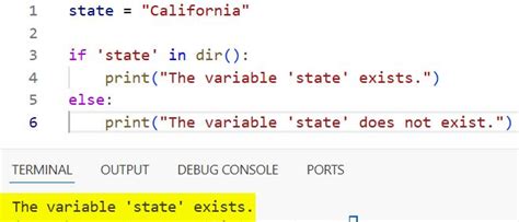 How To Check If A Variable Exists In Python