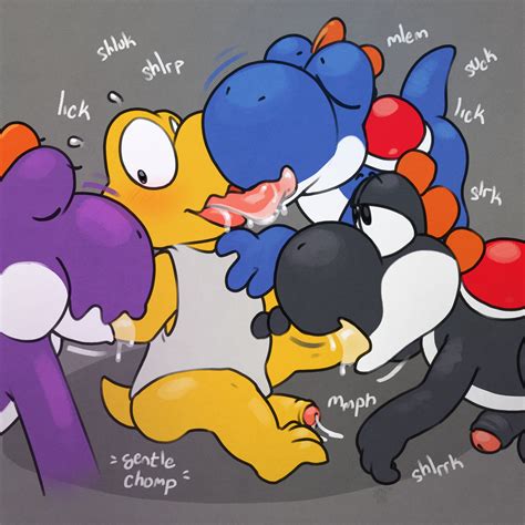 Rule 34 11 Absurd Res Anthro Argon Vile Balls Black Yoshi Blue Yoshi