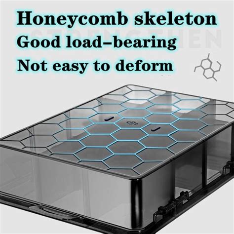 Component Storage Box Pp Fixed Grids Electronic Component