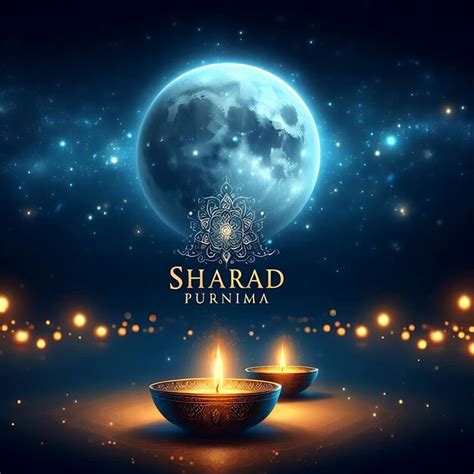 Greetings For A Joyous Sharad Purnima Celebration Premium Ai