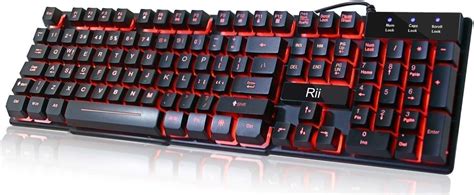 Rii Rk202 Rgb Gaming Keyboard Multiple Color Rainbow Led