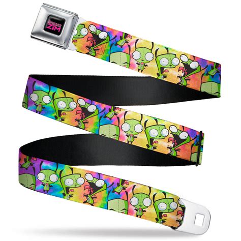 Invader Zim Title Logo Full Color Blackpinks Seatbelt Belt Invader