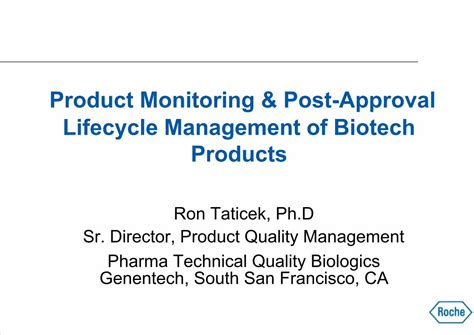 Pdf Taticek Product Monitoring And Post Approval Lifecycle Management Of Biotech Products