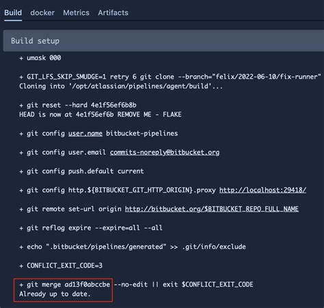 How Do I Get The Commit Sha Merged In In Pipelines