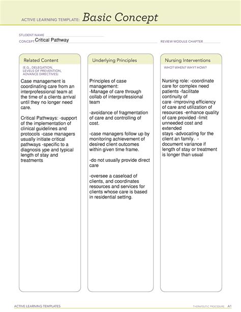 Critical Pathway Bc Case Management Is Coordinating Care From An