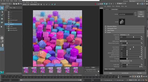understanding depth of field in arnold and maya