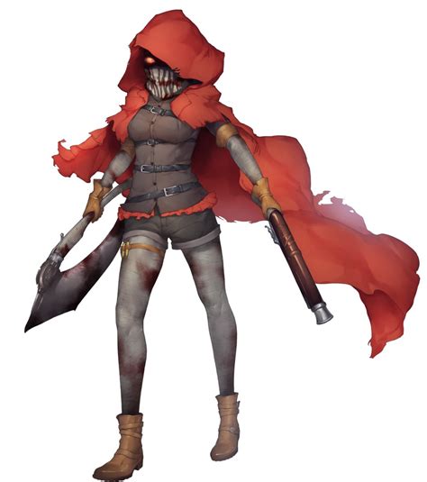 Little Red Riding Hooded Mercenary Project Moon And 1 More Drawn By
