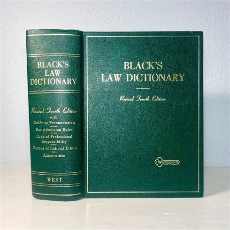1972 Blacks Law Dictionary Revised Fourth Edition Digital Download