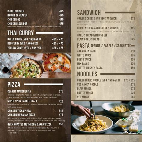 Menu At Epic Restro Bar New Delhi