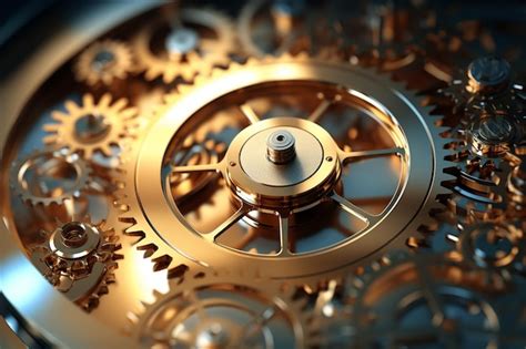 Premium Ai Image Abstract Representation Of Interconnected Gears Sy