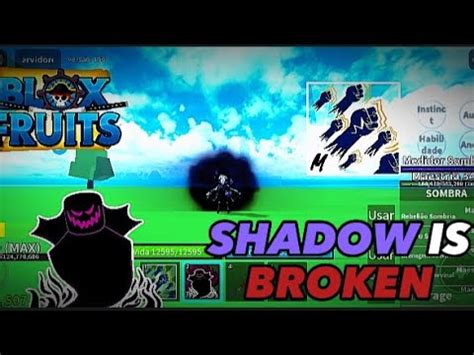 SHADOW e a FRUTA mais QUEBRADA do BLOX FRUITS NOVO COMBO INCRÍVEL