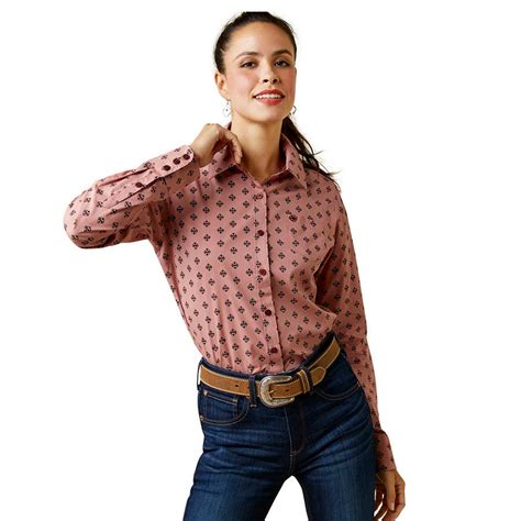 Ariat Womens Long Sleeve Kirby Stretch Print Shirt