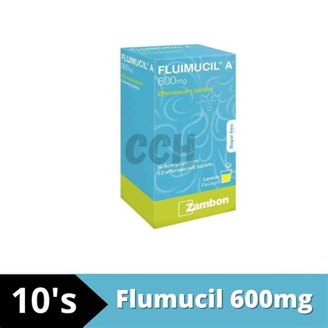 Fluimucil A 600mg Effervescent Tablet 10s Shopee Malaysia