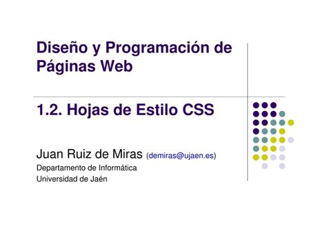 pdf de programación 1 2 hojas de estilo css diseño y programación