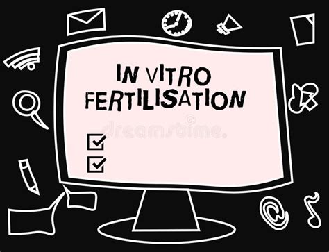 Text Sign Showing In Vitro Fertilisation Conceptual Photo An Egg Is