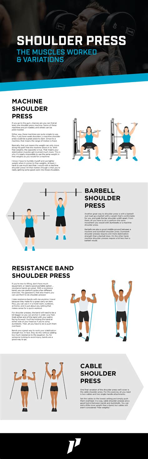 Shoulder Press Muscles Worked And Variations 1st Phorm