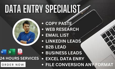 Do Data Entry Copy Paste Web Research And Virtual Assistant Expert By