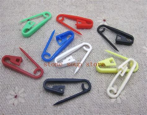 1001000pcs Multicolour Mini Plastic Safety Pins Brooch Clasp Jewelry