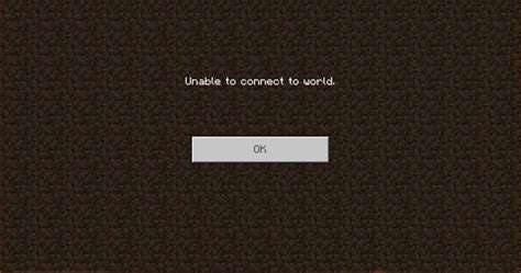 Minecraft Unable To Connect To World Hatası Nasıl Düzeltilir