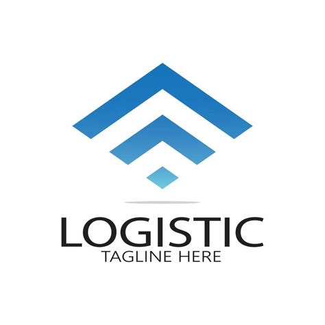 Logística Logo Icono Ilustración Vector Diseño Distribución Símbolo