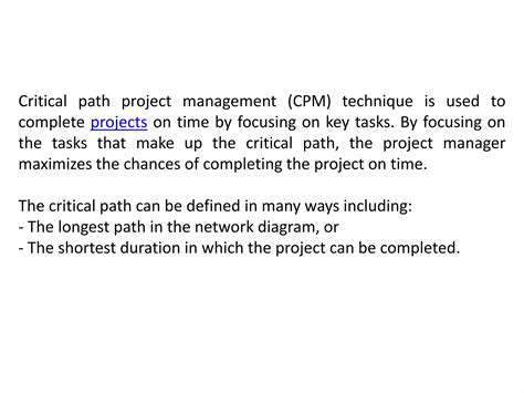 Project Management Tools And Techniques Pert Project Evaluation And