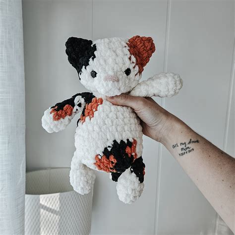 Bitty The Kitty Chunky Stuffie Crochet Pattern The Cosy Stitch
