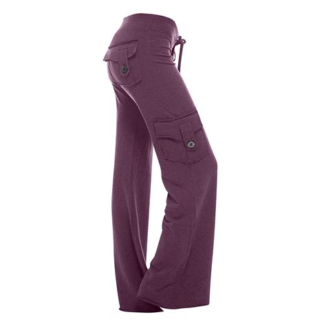 Htnbo Plus Size Cargo Pants For Women With Pockets High Waisted Wide
