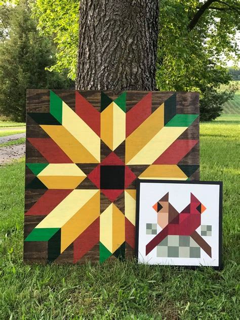 Custom Barn Quilts 8 Patterns Etsy Quilt Square Patterns Barn Quilt