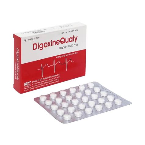 ThuỐc Digoxin Bệnh Viện Bình Định
