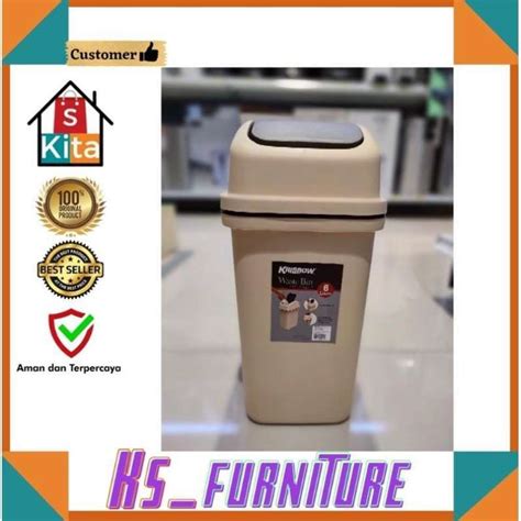 Jual Krisbow Tempat Sampah 6 Ltr Tempat Sampah Plastik Tempat Sampah