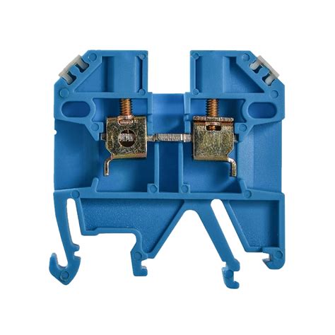 Клемна колодка Jxb 10 набірна прохідна синя