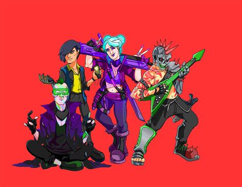 Started Drawing My Players Cyberpunk 2020 Characters Heres The