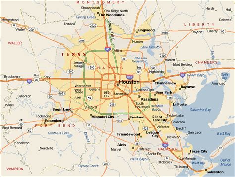 Houston Texas Map